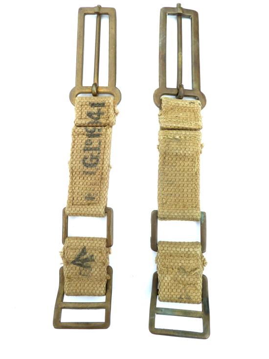 ZMW Militaria | 2x WW2 37 Pattern Webbing Extension Straps