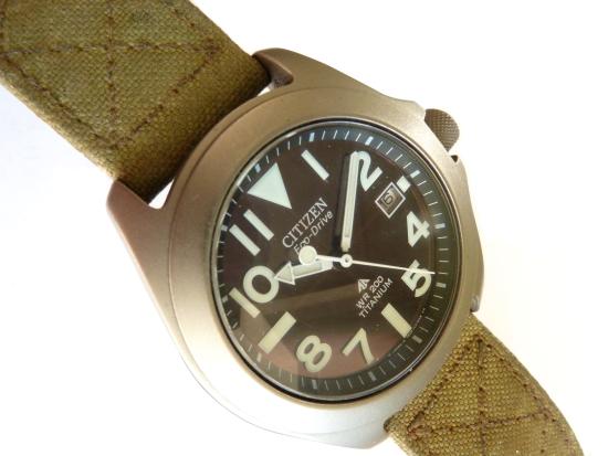 ZMW Militaria | Citizen Tough "Ray Mears" Titanium Watch, c.1995