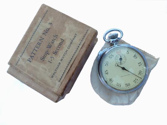 ZMW Militaria | WW2 Waltham Stopwatch, c.1942